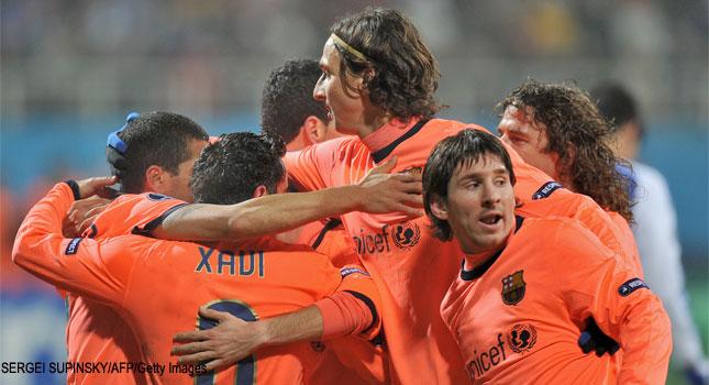 Champions: Barcelona reaches last 16