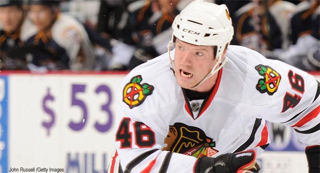 Oilers acquire Fraser from Blackhawks