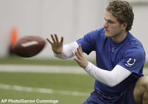 Colts punter arrested for drunken dip