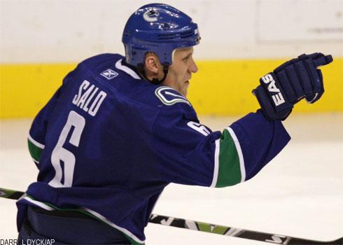 Salo back at practice, close to return