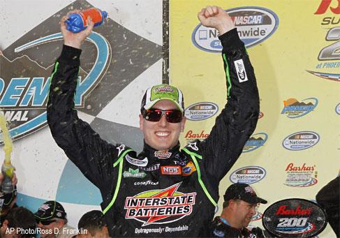 Busch’s pit strategy leads him to victory