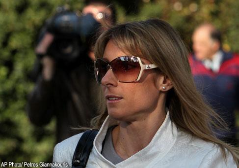 Greek sprinter denies charges in perjury trial