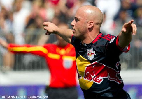 Rodgers goal helps Red Bulls draw Whitecaps