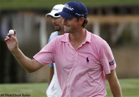 Simpson wins 1st PGA title at Wyndham