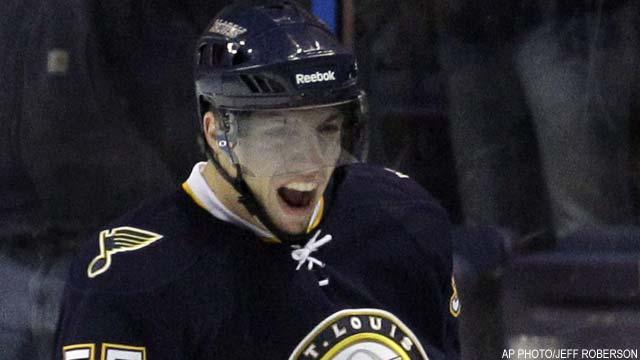 Perron joins Blues 10 months after concussion