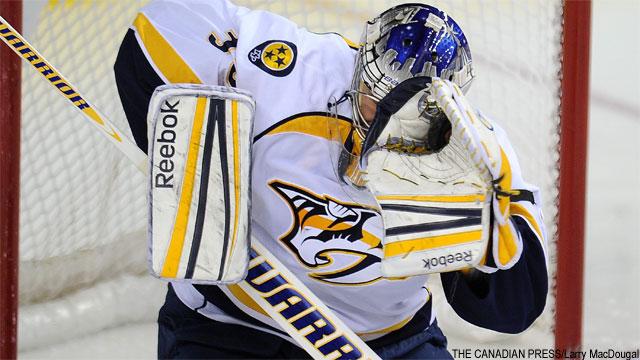 Flames can’t solve Rinne, fall to Preds
