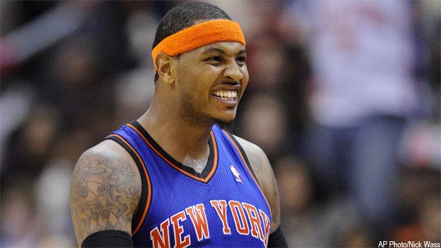 Knicks’ Anthony says he’s happy in New York