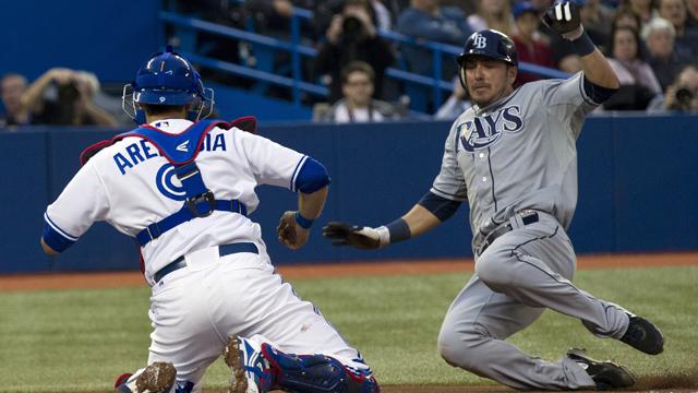 Arencibia compares writers to meteorologists