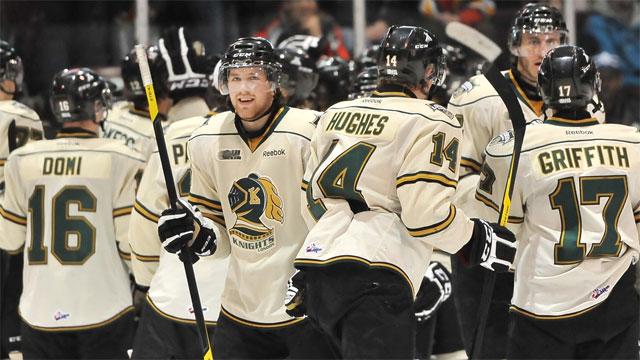 Knights storm past Rangers in 3rd; lead 2-0