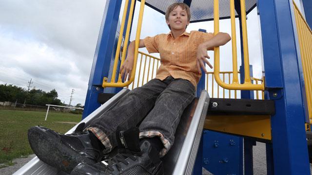 Boy who donated medal gets surprise visit