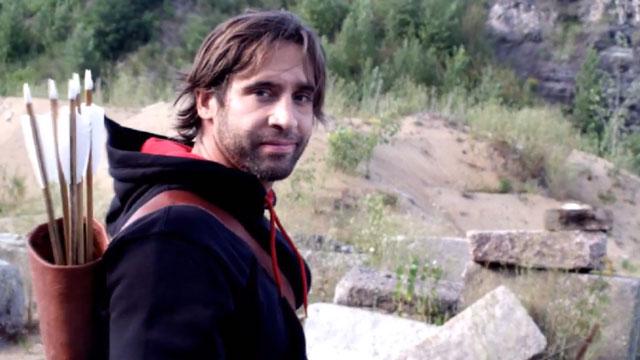 Trending: Talbot shoots puck with an arrow