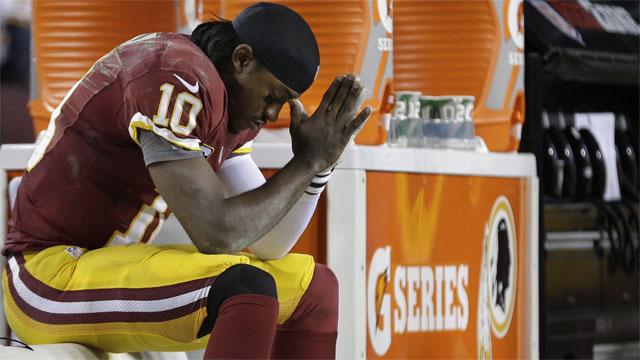Report: RG3 has partially torn LCL and ACL