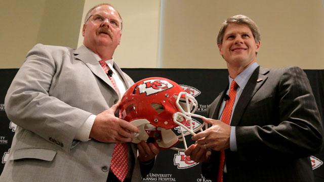 Chiefs introduce new coach Reid to media