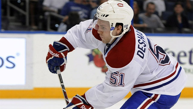 Canadiens give Desharnais four-year extension