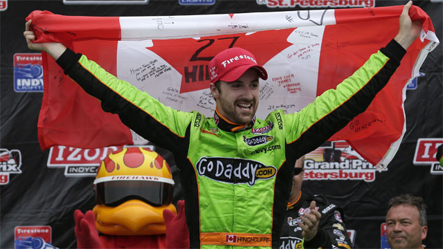 Hinchcliffe grabs first victory with St. Pete win