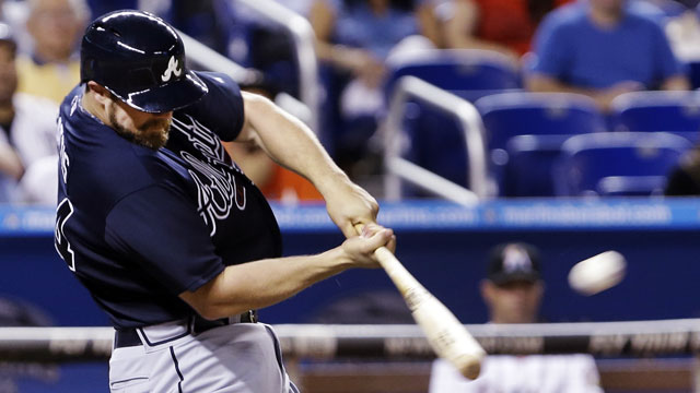 Gattis homer helps Braves pound Marlins