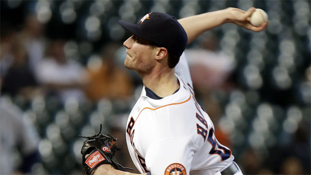 Harrell throws 7 strong to help Astros down M’s