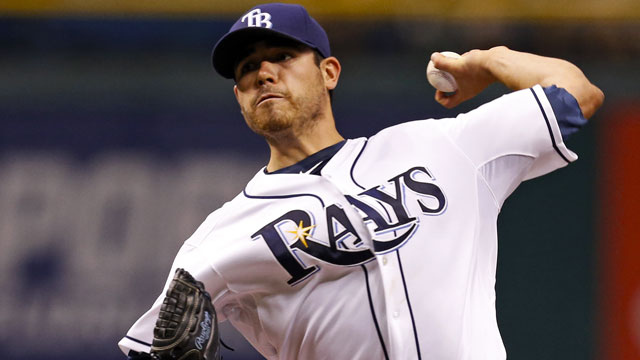Moore shines on mound as Rays blank Indians
