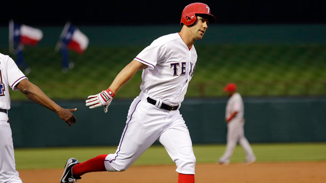 Rangers hit three home runs to defeat Angels