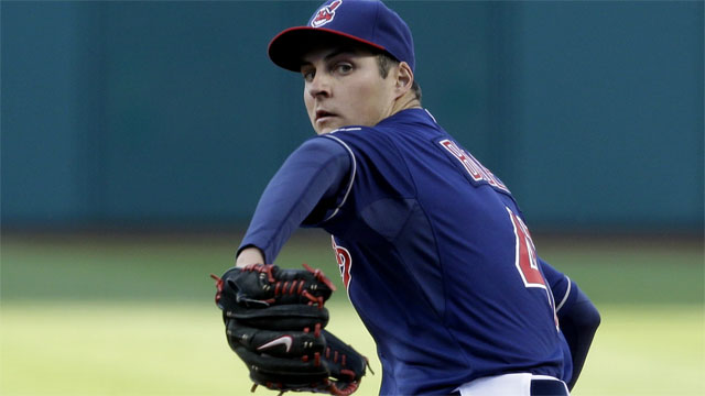 Bauer pitches five strong innings in Indians’ win