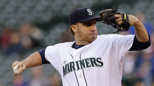 Harang throws six solid as Mariners beat Orioles