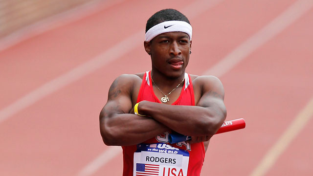 Rodgers wins 100 M at Golden Grand Prix