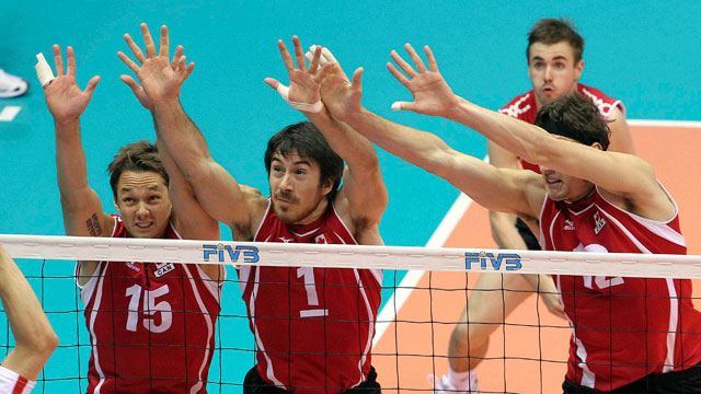 Canada’s men’s volleyball team beats Belgium