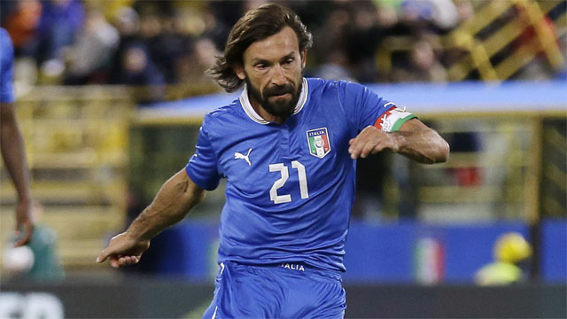 Italy’s Pirlo set to earn 100th career cap