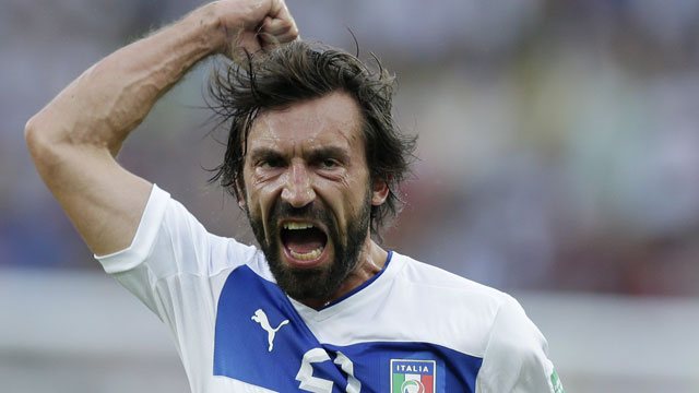 Pirlo out vs. Brazil with strained leg muscle