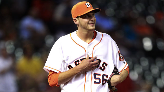 Astros option RHP Clemens to triple-A