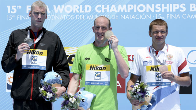 Lurz wins 25K open water at world swimming