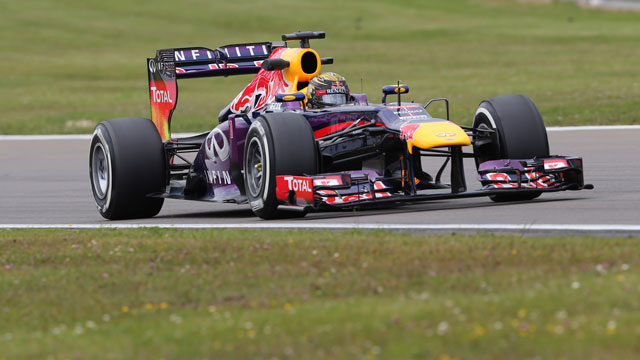 Vettel posts fastest lap in German GP practice