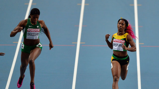 Fraser-Pryce captures 200m gold at worlds