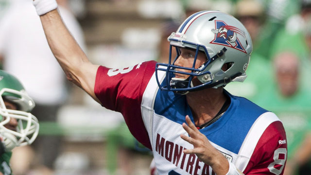 Neiswander at QB again for Alouettes vs. Lions