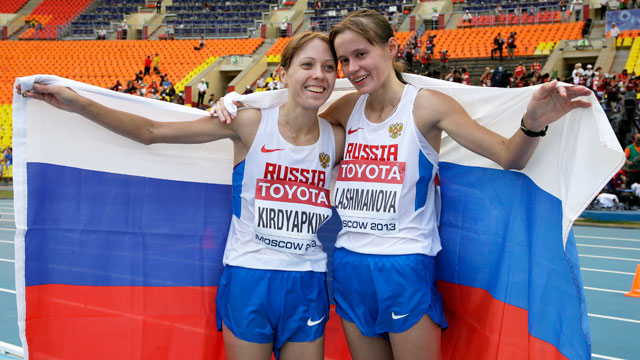 Russian race walkers go 1-2 in 20K walk