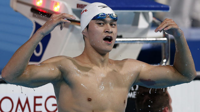 Sun completes freestyle sweep at swim worlds