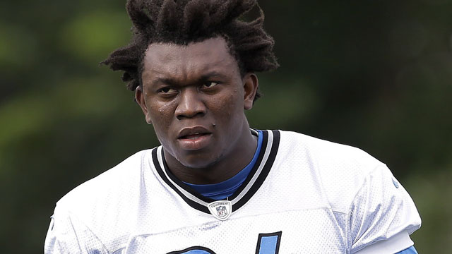 Lions DE Ansah back at practice after concussion