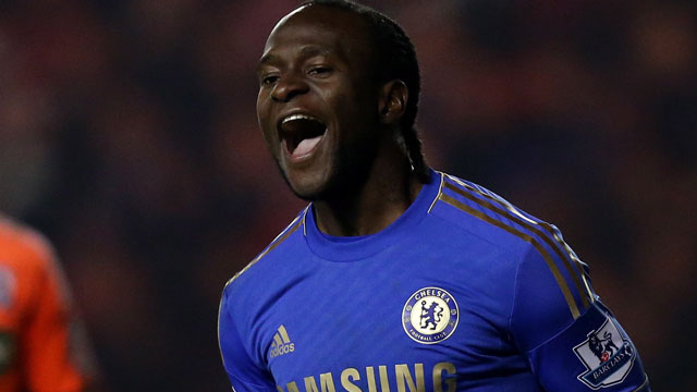 Stoke sign Moses on loan from Chelsea