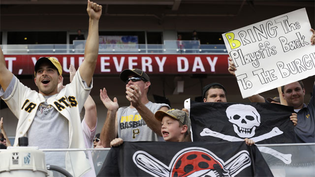 Pirates clinch home field for NL wild card