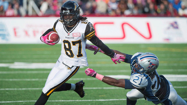 Banks’s two TDs lift Ticats past Alouettes