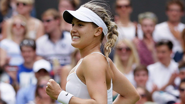 Bouchard credits playing the best for her rise