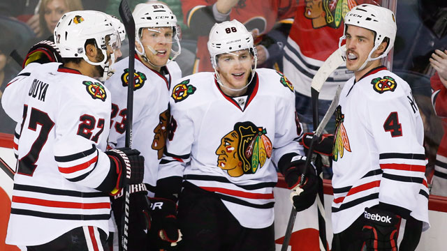 Kane’s late goal lifts Blackhawks over Flames