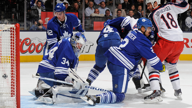 Reimer gives up six as Jackets pummel Leafs