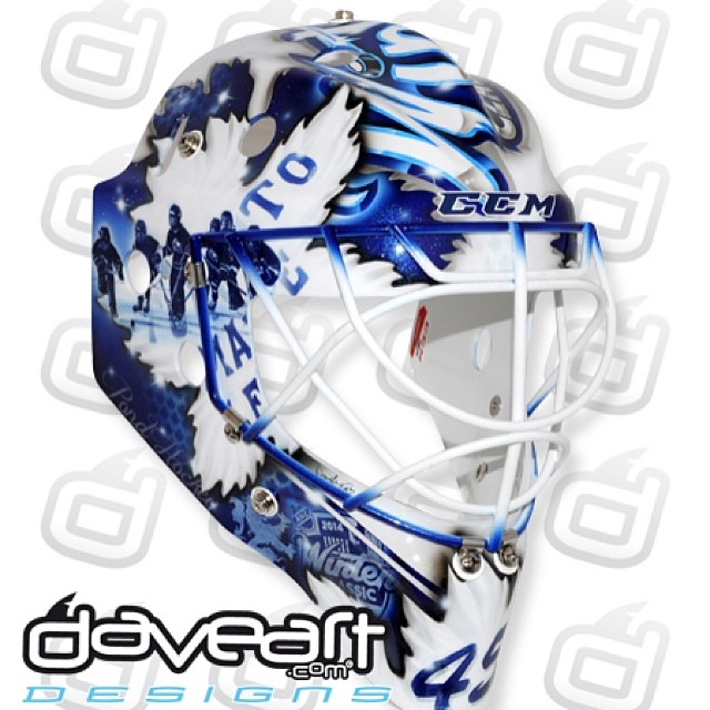 Maple Leafs Jonathan Bernier Winter Classic Mask
