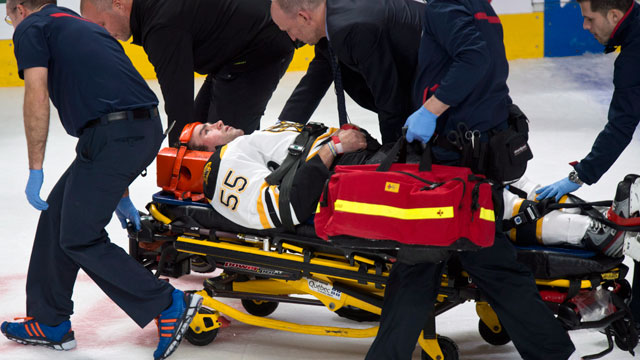 Boychuk stretchered off ice after Pacioretty hit