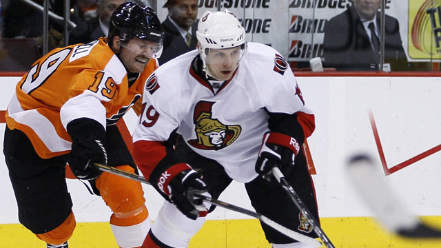 Spezza the hero in SO as Sens down Flyers