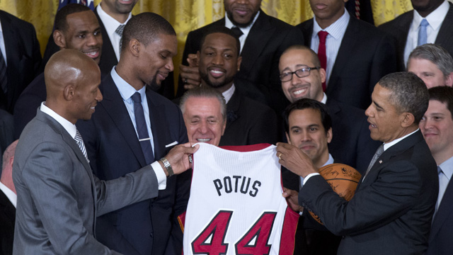 Heat make second-straight White House visit