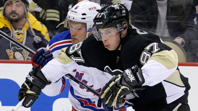 Penguins top Rangers for 11th straight home win