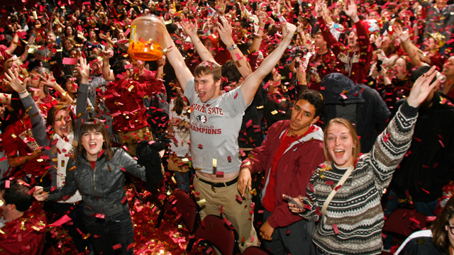 FSU fans celebrate raucously after BCS title win
