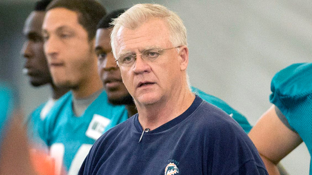 Dolphins’ offensive co-ordinator Sherman fired